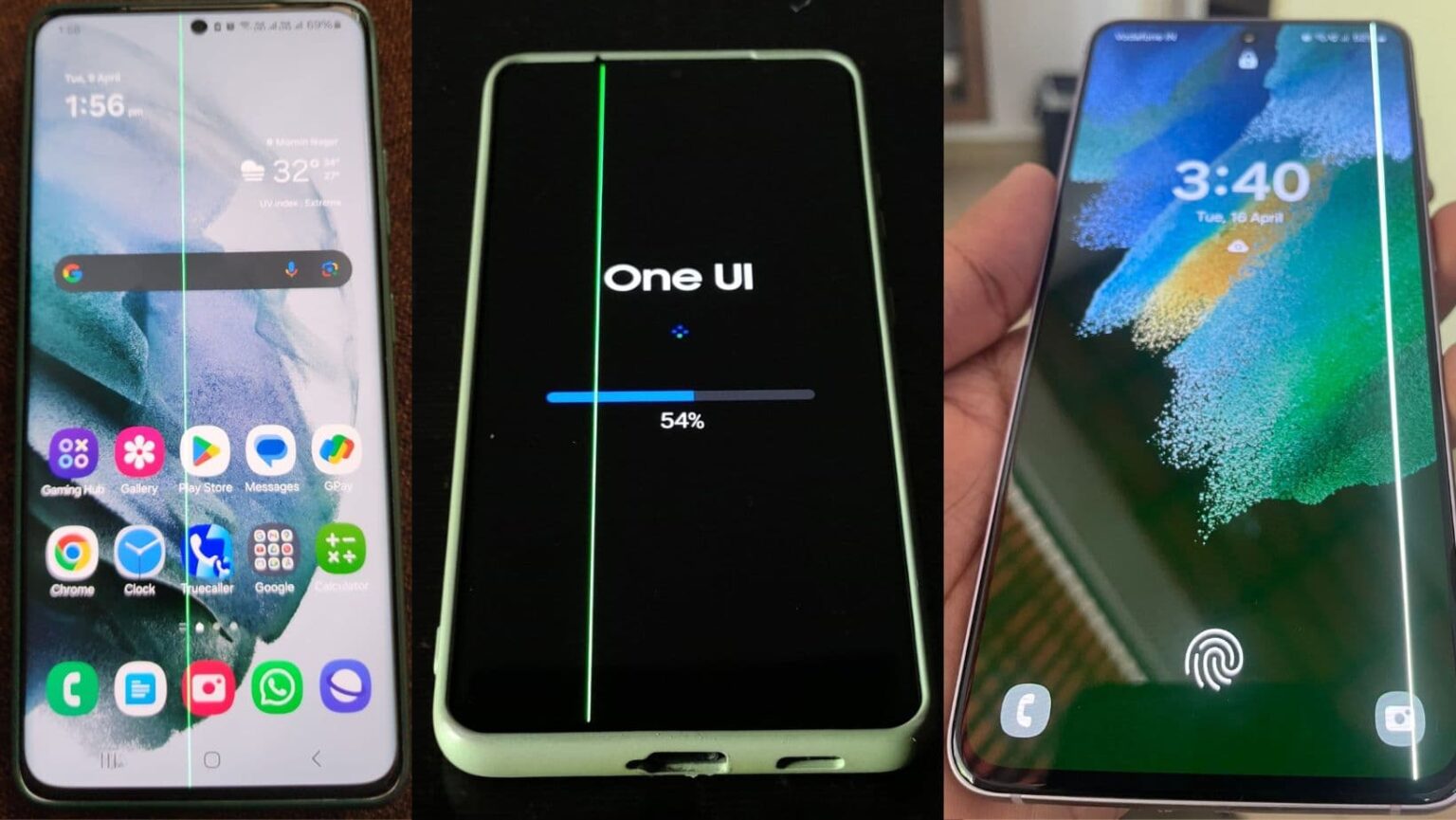 Green Line Plague Hits Samsung 2021–22 Phones