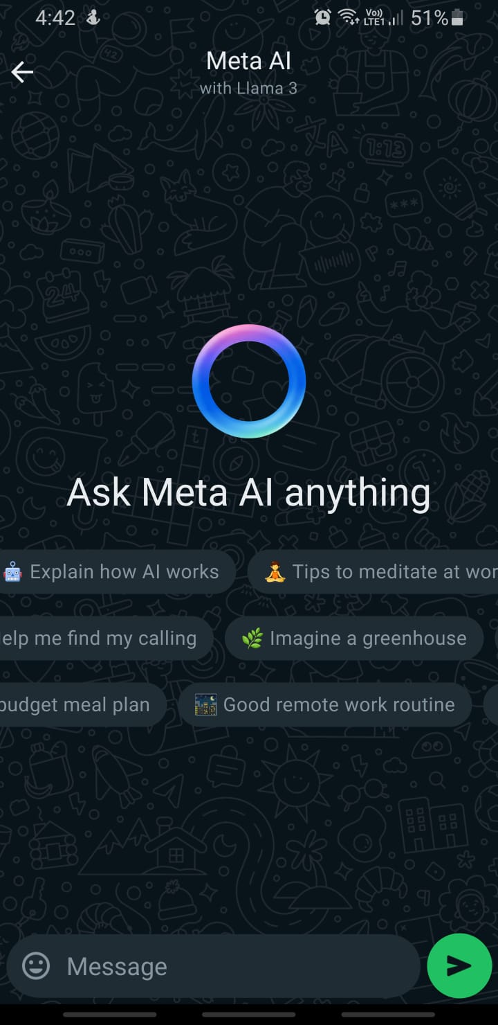 Latest WhatsApp update adds Meta AI Chatbot with Llama 3, Meta's most ... Latest WhatsApp update adds Meta AI Chatbot with Llama 3, Meta's most ...