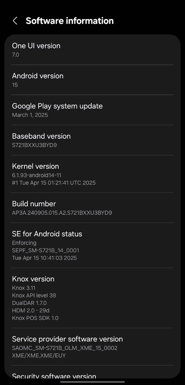 Stable One UI 7 Leaked For Galaxy S21, S22, S23, S24, FE, and A-series ...